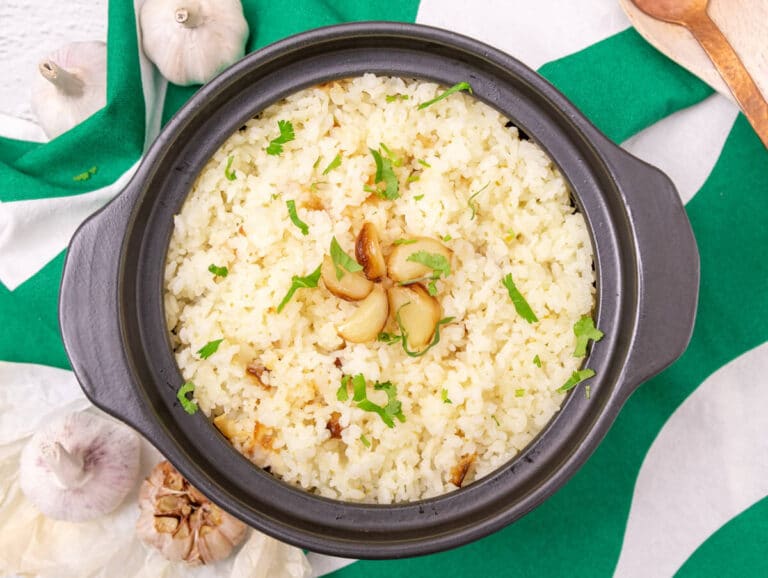 Roasted Garlic Rice - Garlic All Day