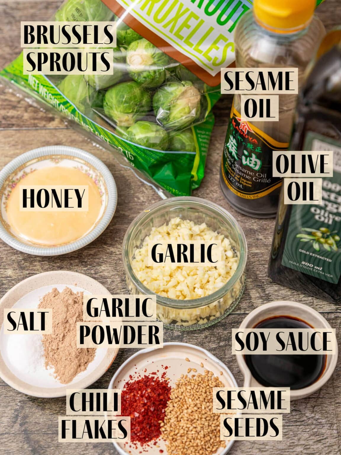 Chili Garlic Sauce Brussel Sprouts - Garlic All Day